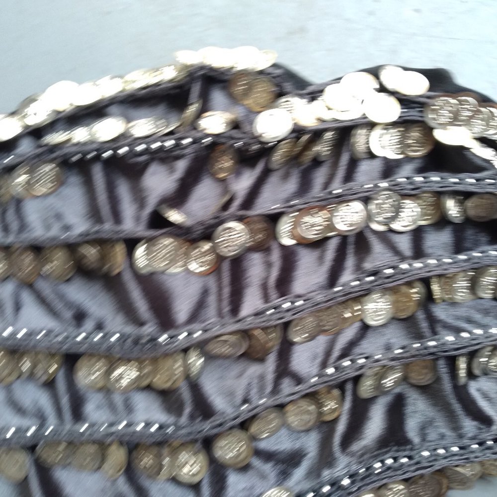 Belly Dancer Wrap Worn Around Waist - Gem
